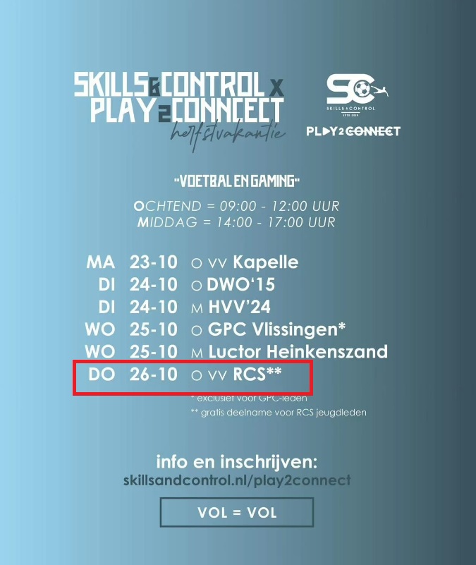 VV RCS | Voetbalvereniging Racing Club Souburg